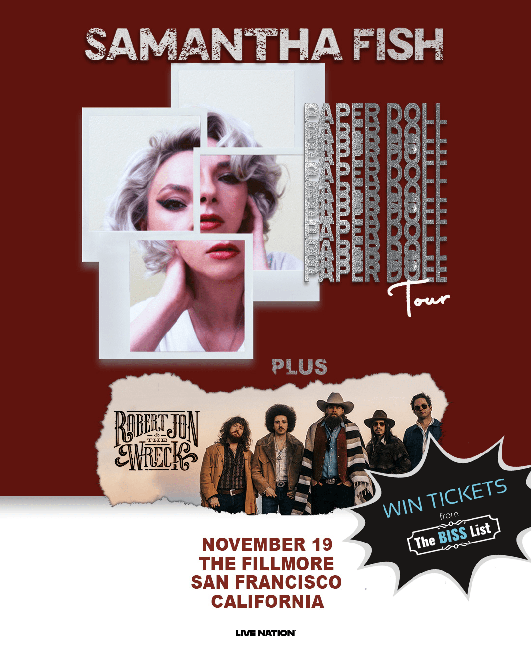 The BISS List Samantha Fish, Robert Jon & the Wreck - The BISS List